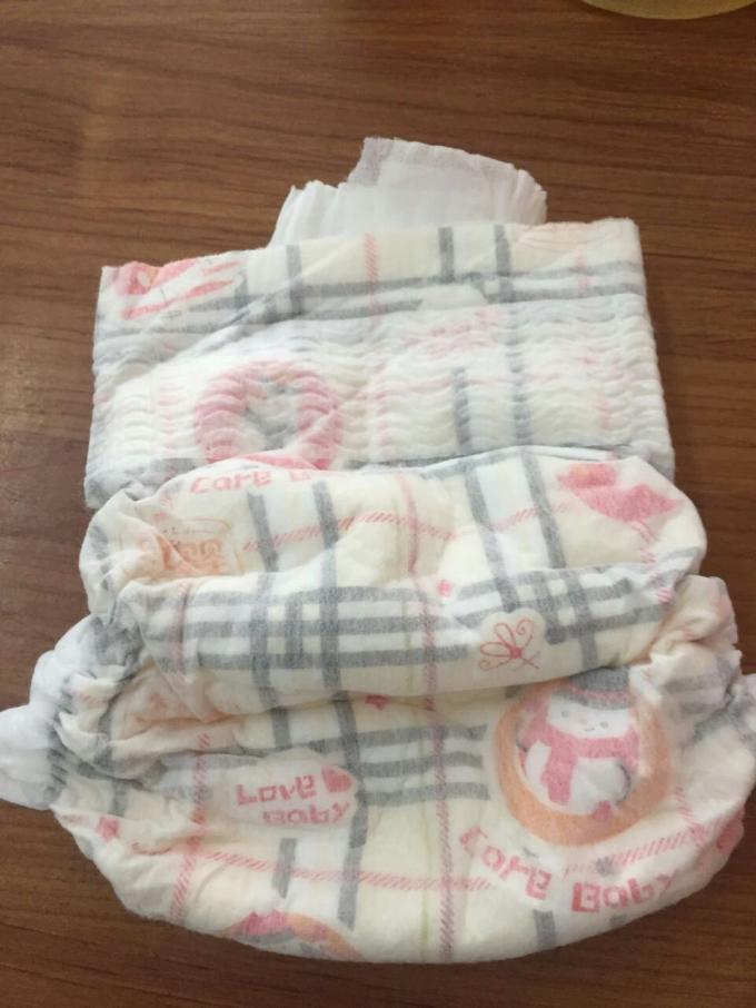 Bales B Grade Diapers 100% Usable With Hydrophilic Nonwoven Cottony Surface