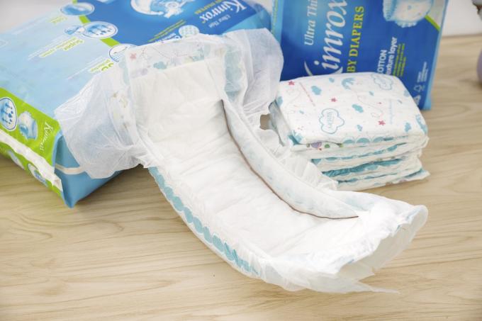 Velcro Tape Happy Nappy Disposable Baby Diapers Size 3 Soft Breathable ...