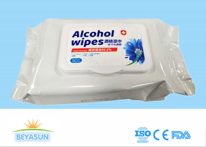 20x15cm Disposable Wet Wipes Hospital Grade Disinfectant Wipes For ...