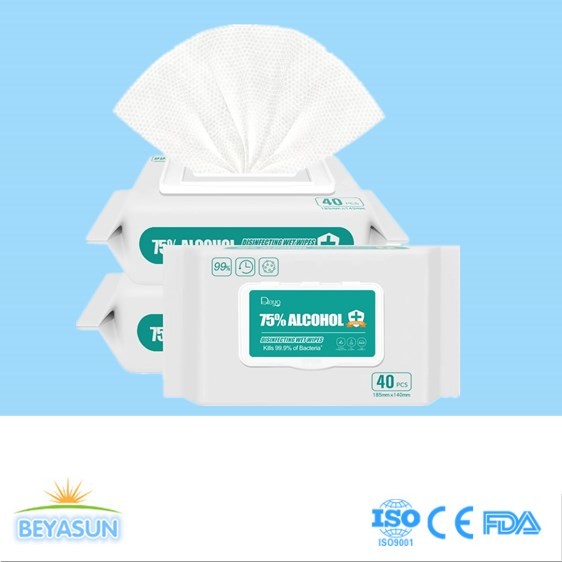 75% Alcohol Hand Disinfectant Disposable Wet Wipes For Daily Home Anti ...